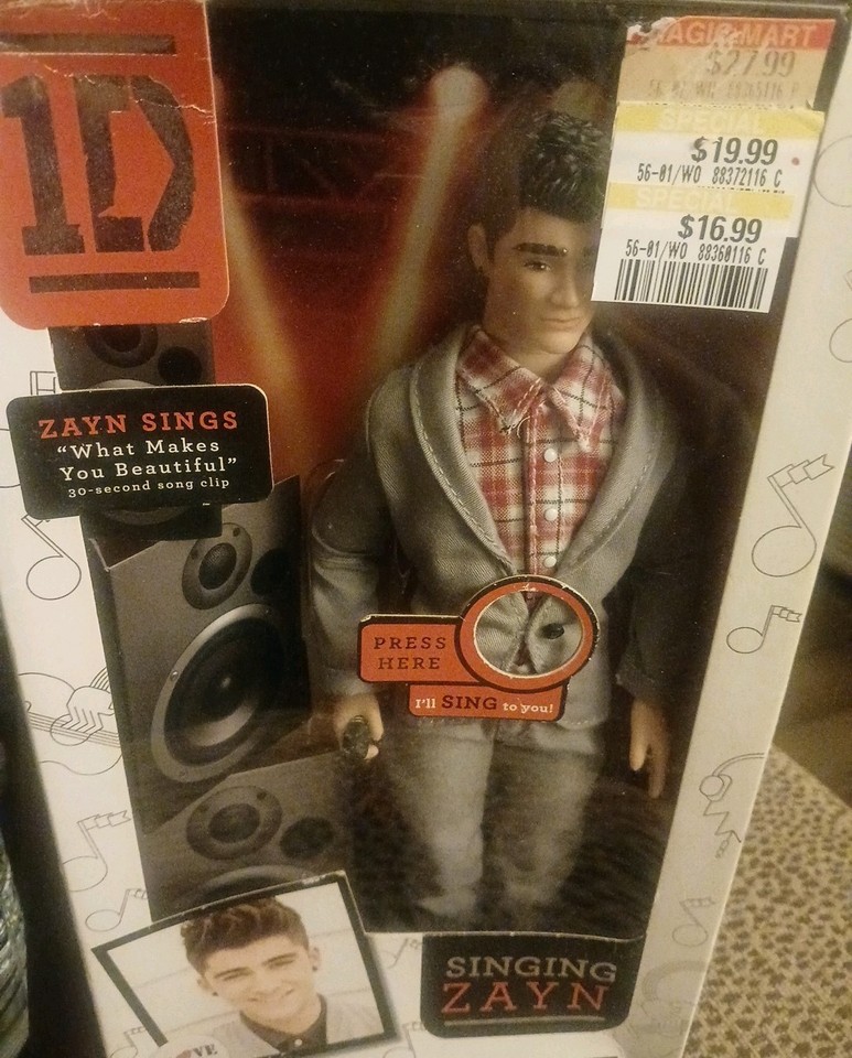 1D Zayn Malik Singing Collector Doll | eBay