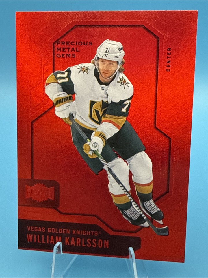 2024-25 Skybox Metal Universe PMG Red /100 William Karlsson #27 | eBay