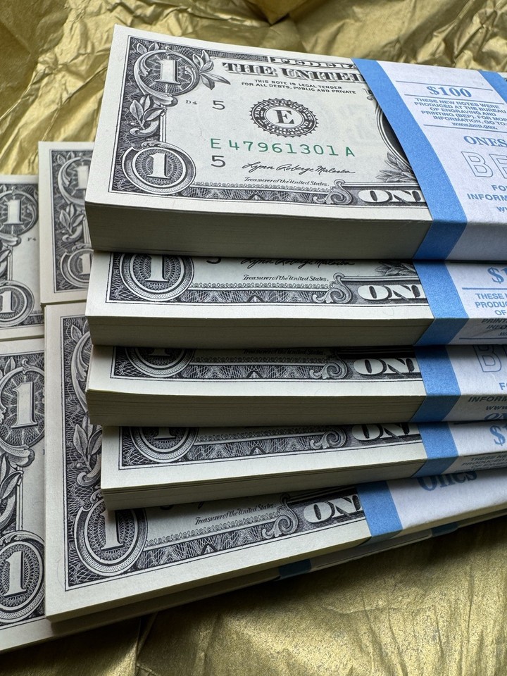 (25) NEW ONE DOLLAR BILLS - PACK OF 25 $1 BILLS REAL MONEY - Non ...