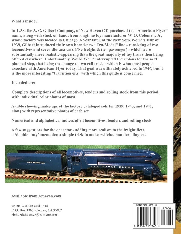 A Collector's Guide to American Flyer "Tru-Model" Trains, 3/16" Scale ...