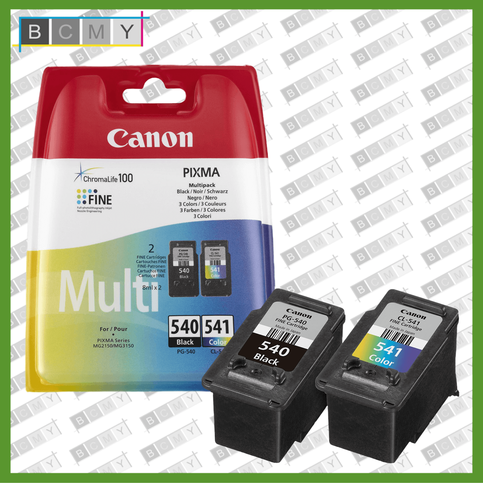Multipack Genuine Canon 540 541 Ink Cartridges - Black / Colour | eBay UK