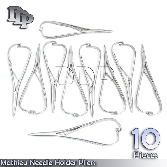 10 Mathieu Ligature Elastic Placing Pliers 5.5" Orthodontic Instruments ...