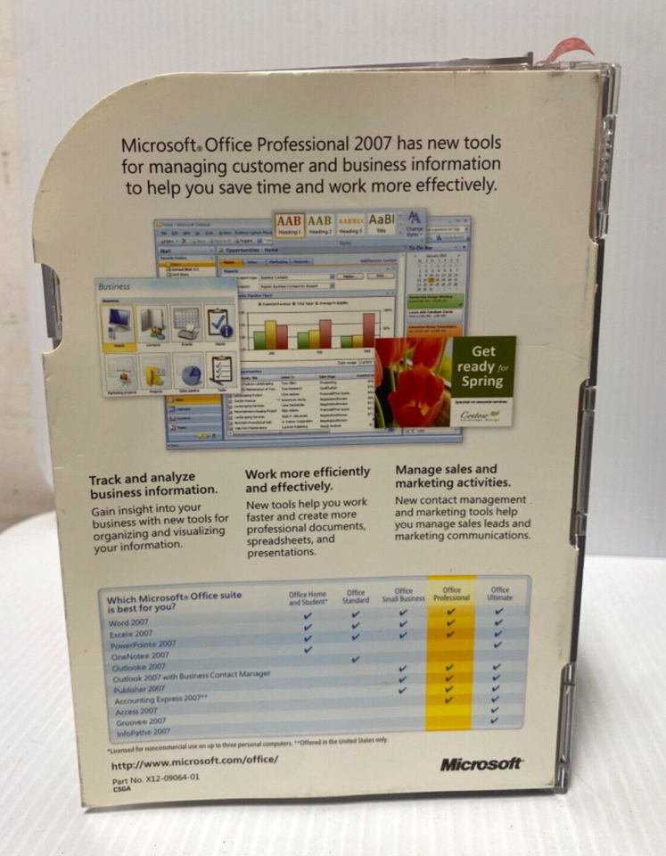 BRAND NEW - Microsoft Office Professional Pro 2007 Software Genuine ...