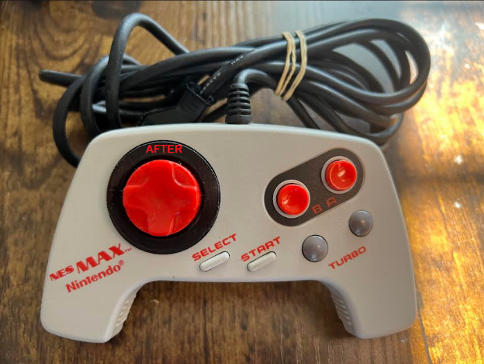 OEM Nintendo Original NES Max Turbo Controller w/ Upgraded 3D D-pad ...