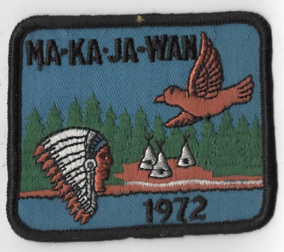 1972 Ma-Ka-Ja-Wan BSA Patch BLACK Bdr. [CA4200] | eBay