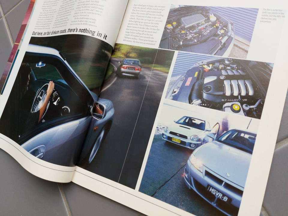Wheels Mag 2000 Yearbook HSV VX Clubsport R8 v Subaru Impreza WRX BMW ...