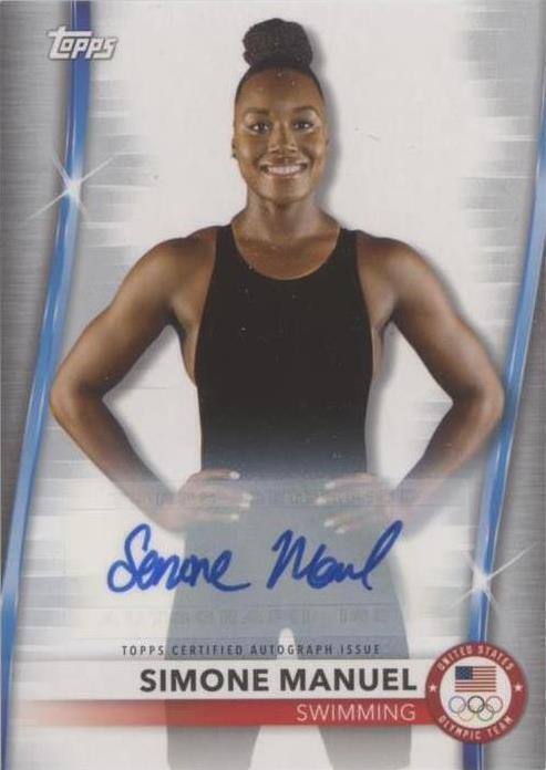 2021 Topps U.S. Olympic & Paralympic Team and Hopefuls - Simone Manuel ...