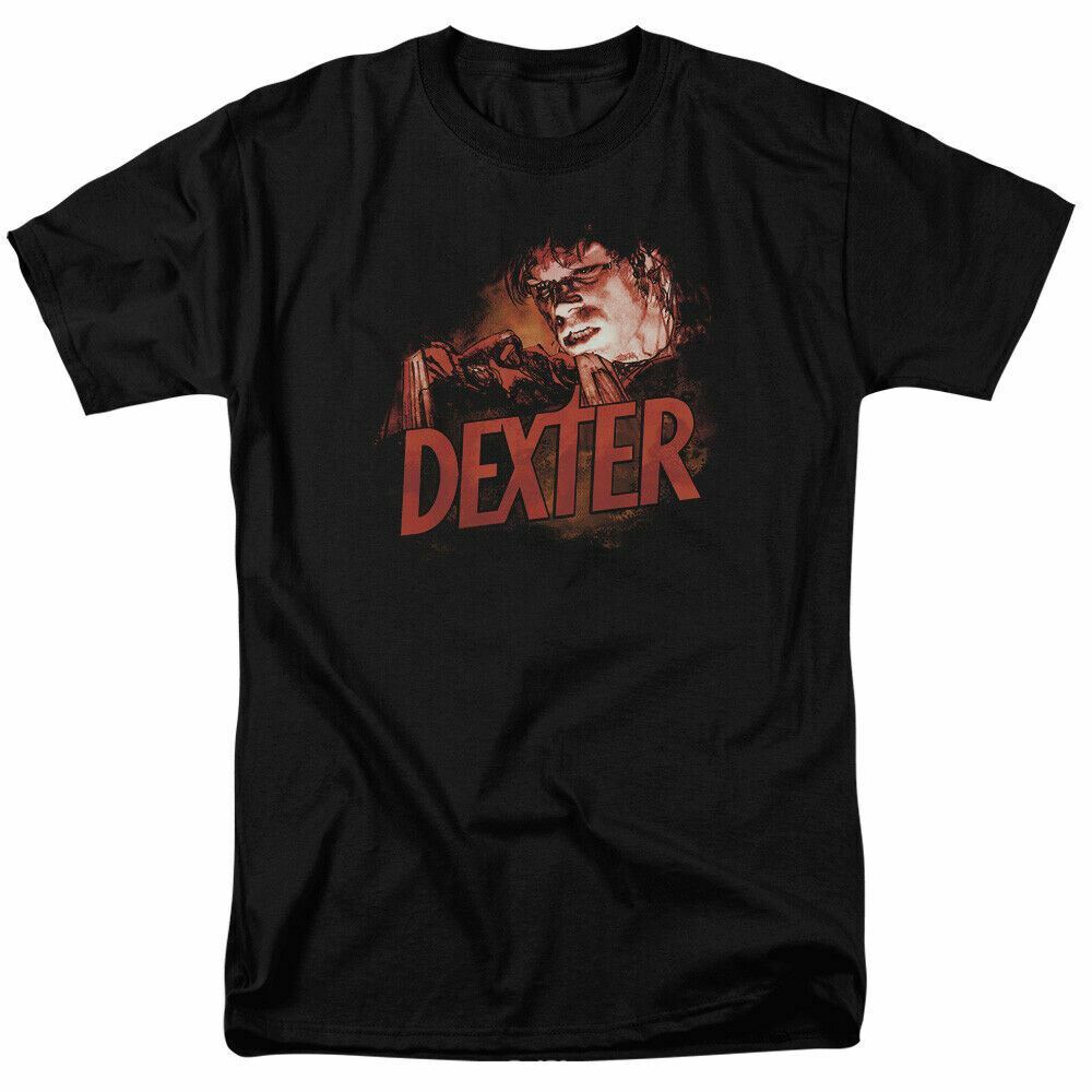 Dexter Drawing T Shirt Mens Licensed Classic TV Merch Serial Killer ...