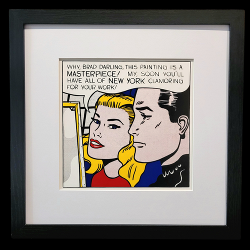 Roy Lichtenstein Masterpiece Collectible Pop Art Retro Offset ...