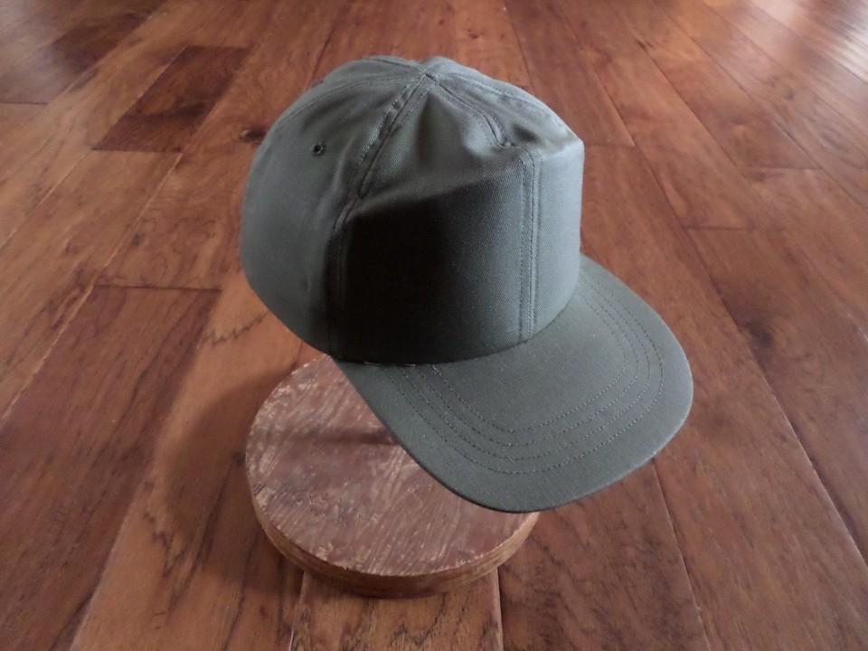 VINTAGE U.S MILITARY HAT ARMY HOT WEATHER OD GREEN BASEBALL CAP SIZE 7 ...