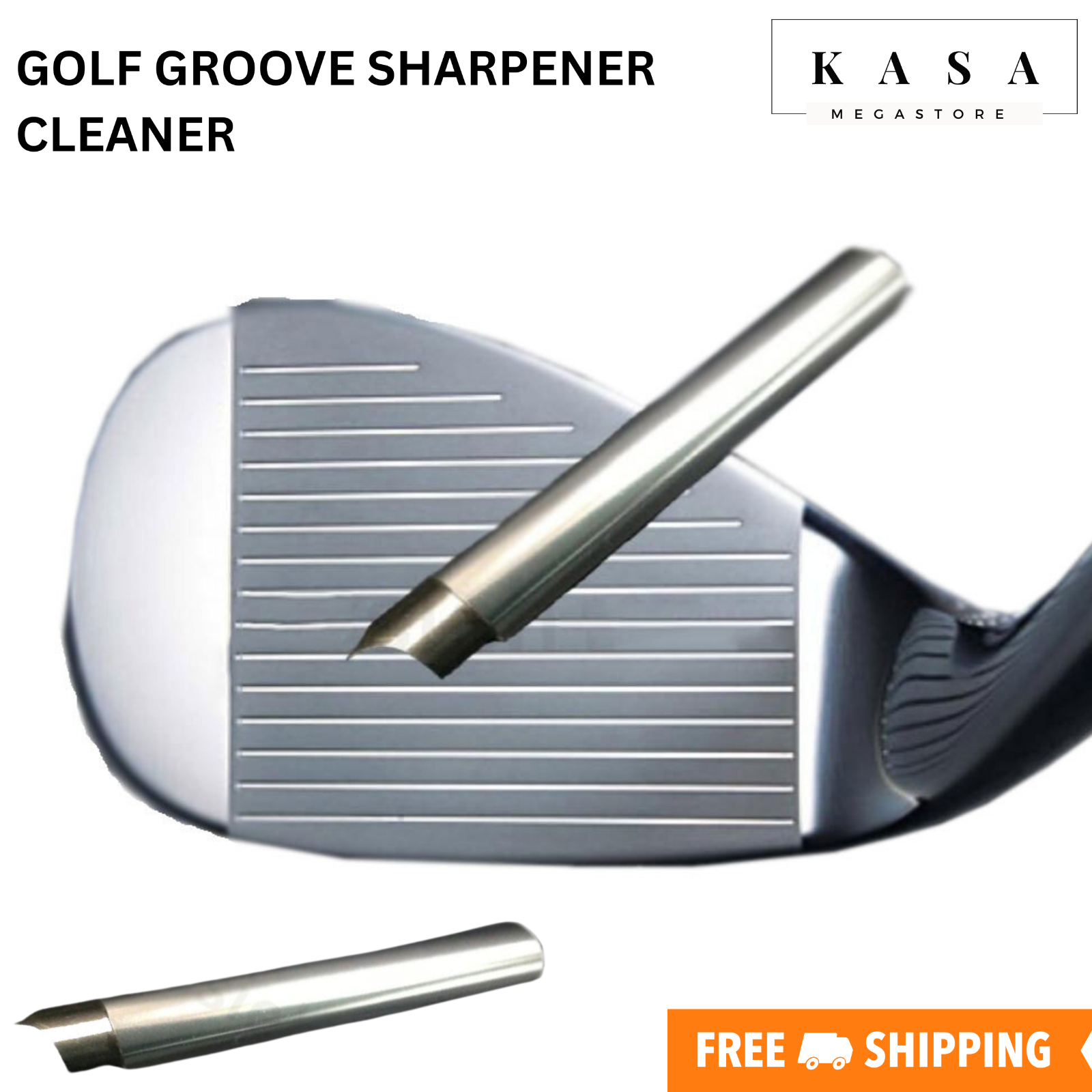 Kasa Golf Groove Sharpener UV Square Grooves Cleaner ideal for Irons ...