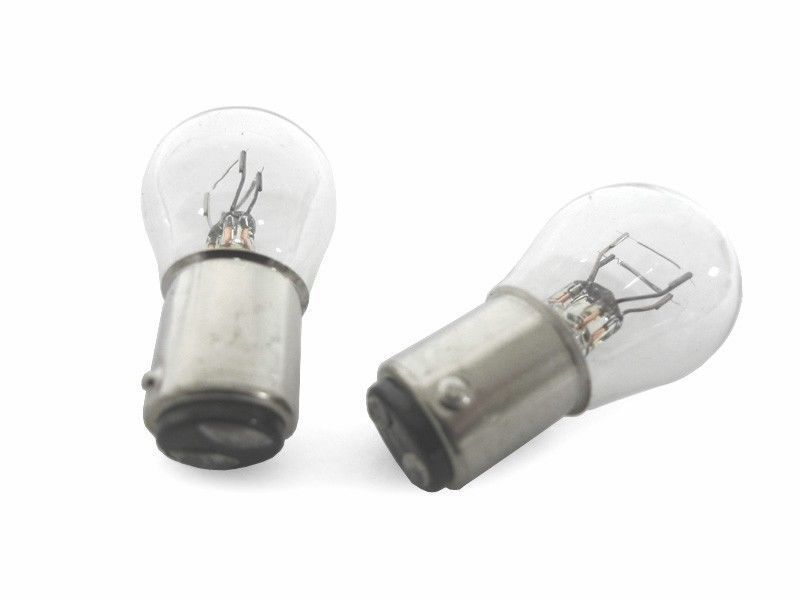 1157 / P21/5W PAIR CLEAR LIGHT BULBS FOR BMW BUICK CADILLAC JAGUAR FORD ...