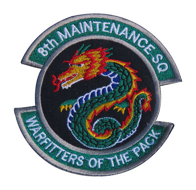 US Air Force 8th Maintenance Sq. Warfitters of the Pack Patch | eBay
