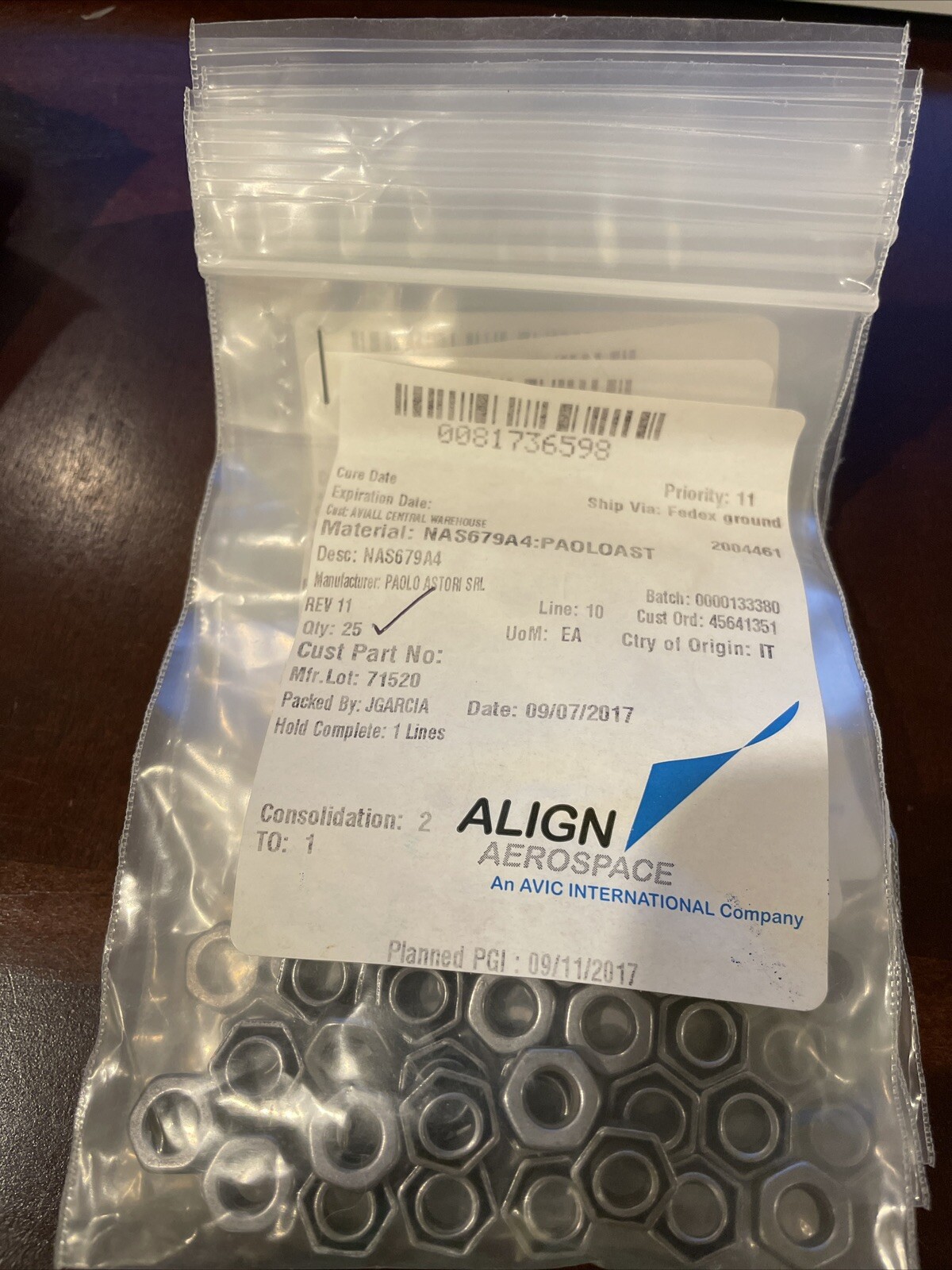 NAS679A4 NUT 1/4-28 | eBay