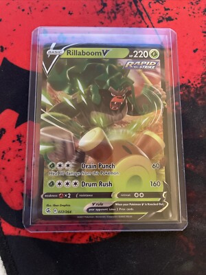 Pokémon TCG Rillaboom V Fusion Strike 022/264 Holo Ultra Rare | eBay