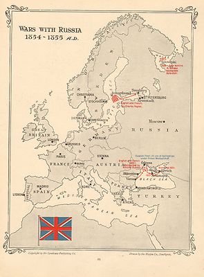 MAP/BATTLE PLAN ~ 1854 - 1855 WARS WITH RUSSIA | eBay UK
