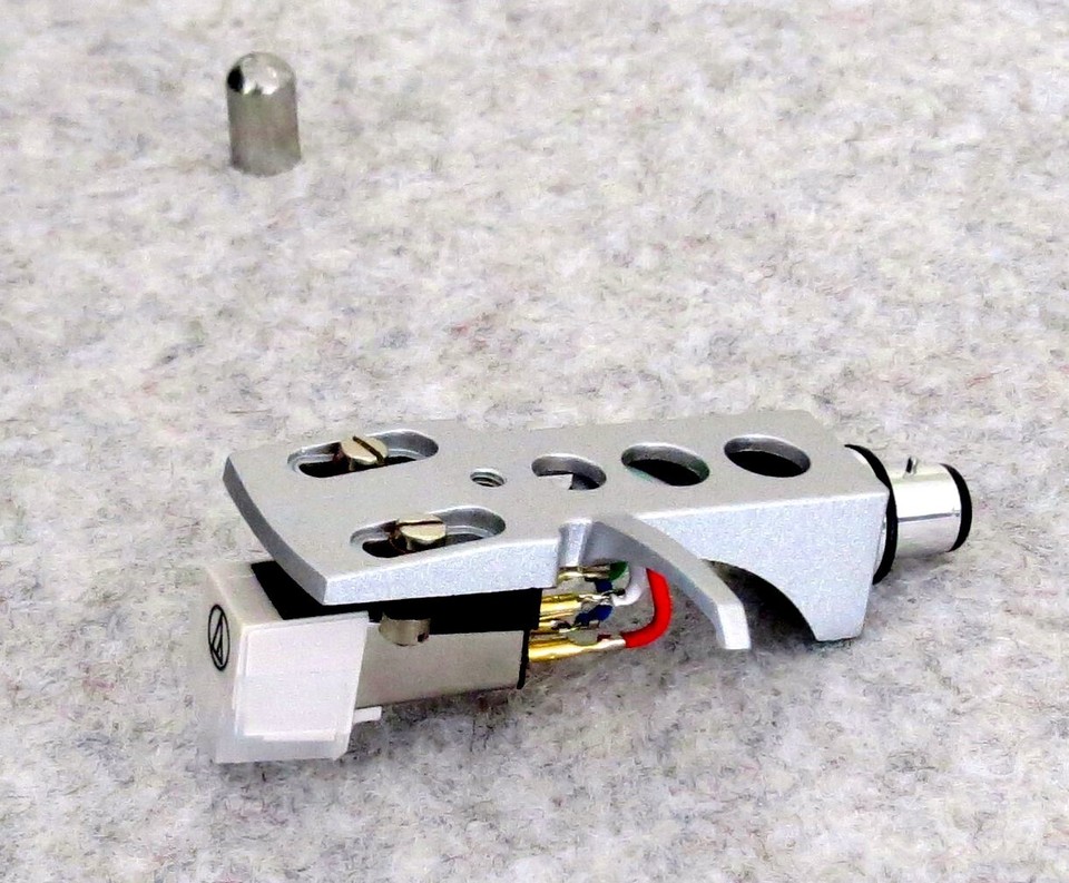 NEW Turntable Headshell w/ Audio Technica phono cartridge installed ...