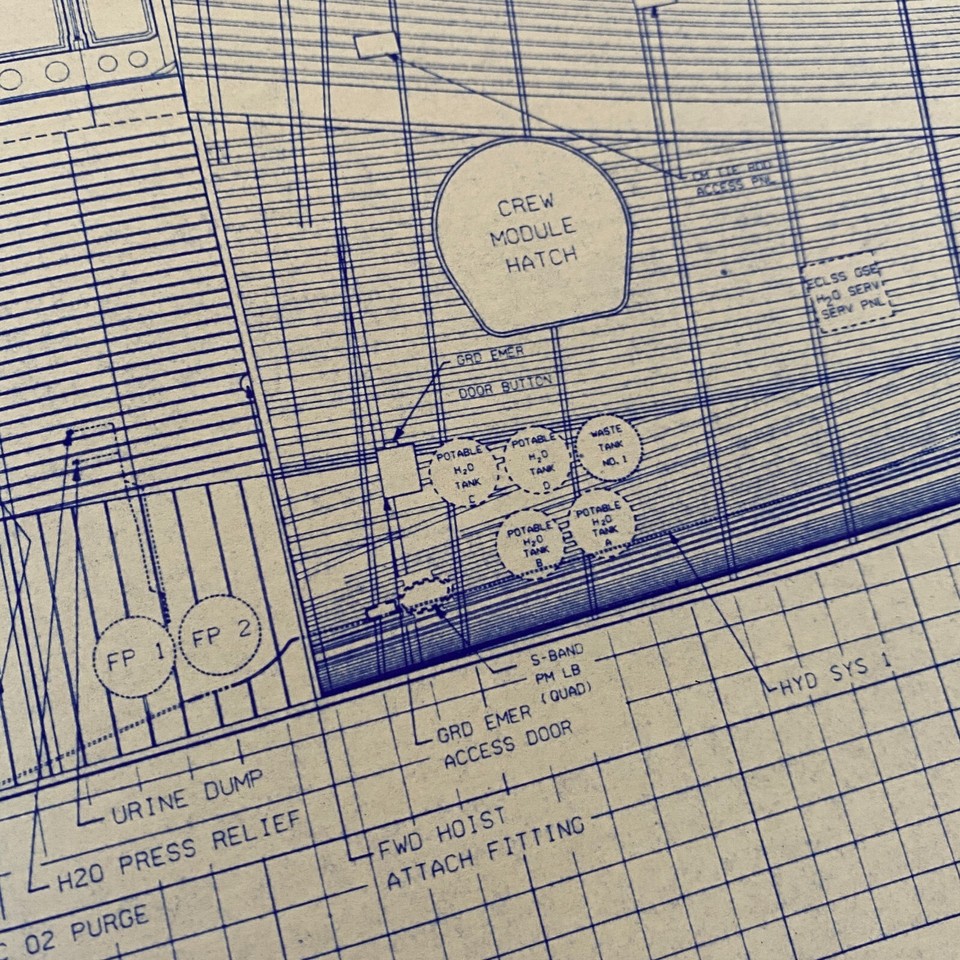RARE! 1981 NASA Columbia Challenger Space Shuttle Program Schematic ...