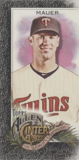 2022 Topps Allen & Ginter - Joe Mauer #163 Mini Black Border for sale ...