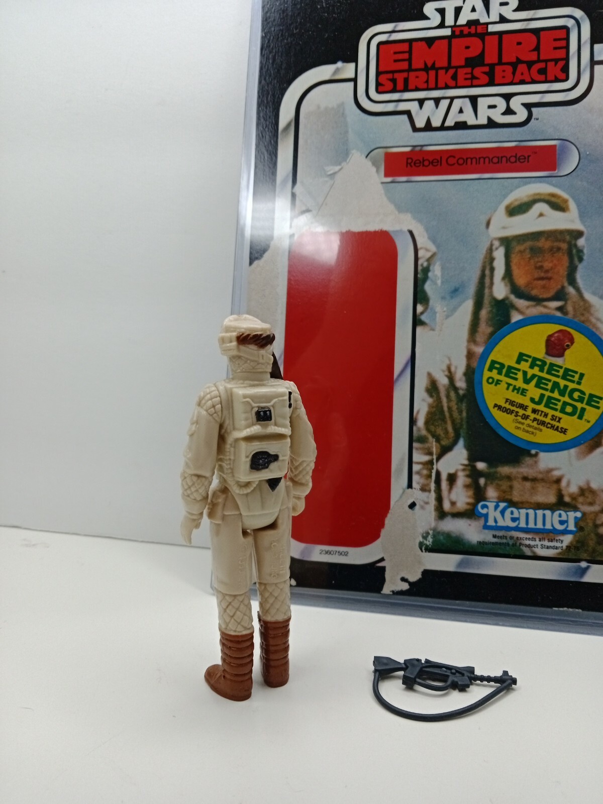 Vintage Star Wars Rebel Commander Hoth Action Figure w/ Cardback ...