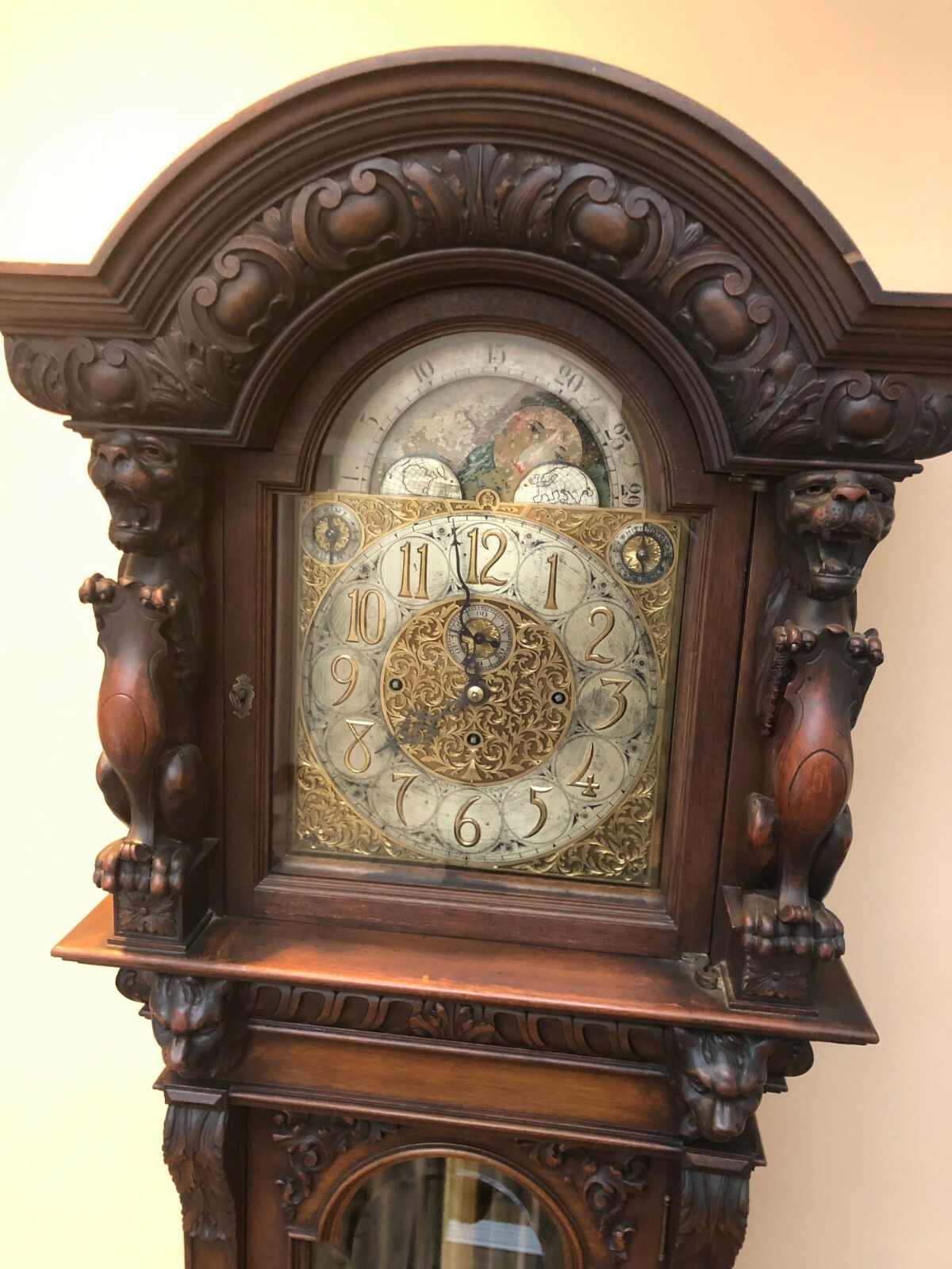 1913 Elliott of London Tall Case Grandfather Clock #65 | eBay