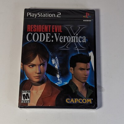 Resident Evil CODE: Veronica X (PlayStation 2, 2001) PS2 Sealed New ...