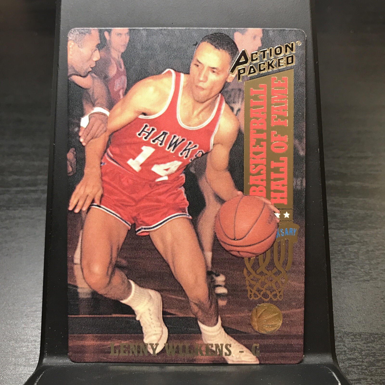 1993 Action Packed Basketball Hall of Fame #41 Lenny Wilkens - St ...