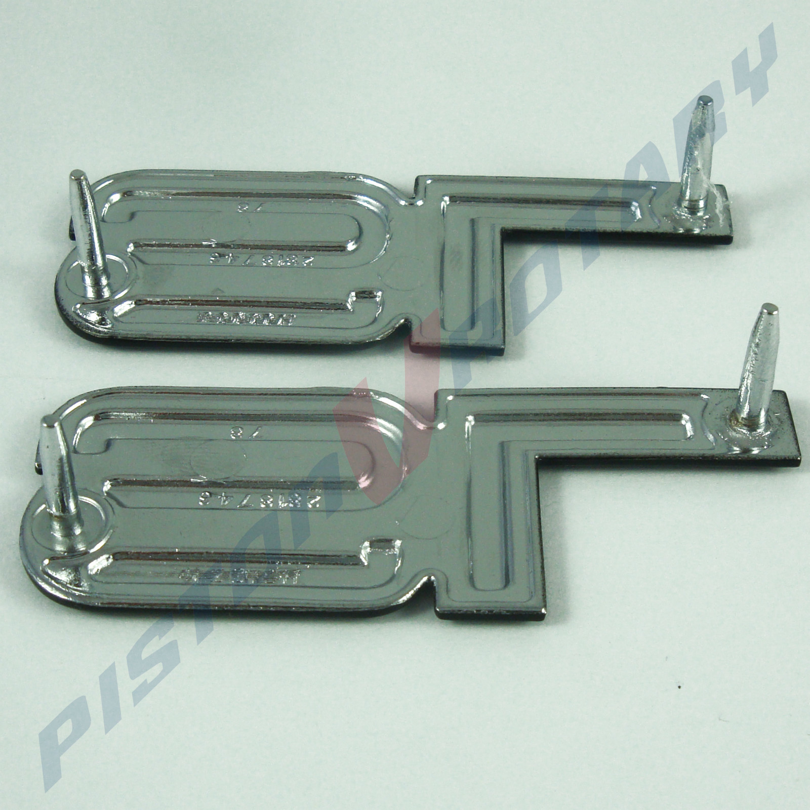 SL Front Guard or Boot Badges x2 , Chrome, NEW for LC LJ LH LX Torana ...