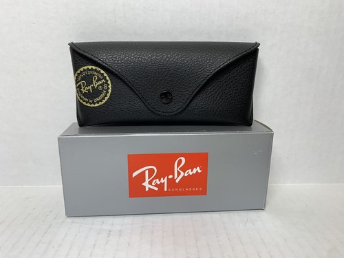 Ray Ban Black Soft Leather Case Sunglasses Eyeglass Luxottica ...