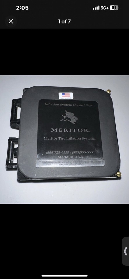 New Meritor 31272 Tire Inflation System Component Control Box | eBay