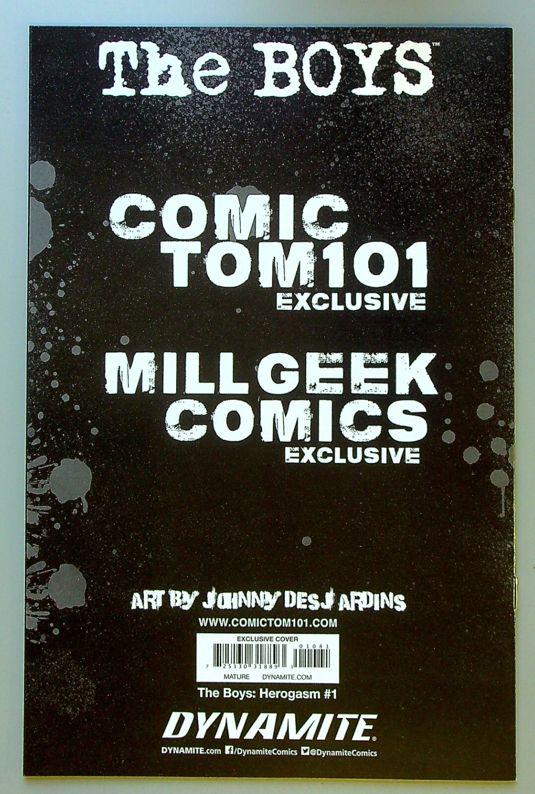 The Boys: Herogasm #1 ~ DYNAMITE 2022 ~ Comic Tom 101 Virgin Variant NM ...