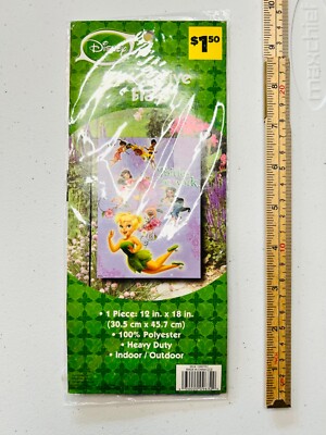 Disney Fairies At Work 100% Polyester Decorative Flag | eBay