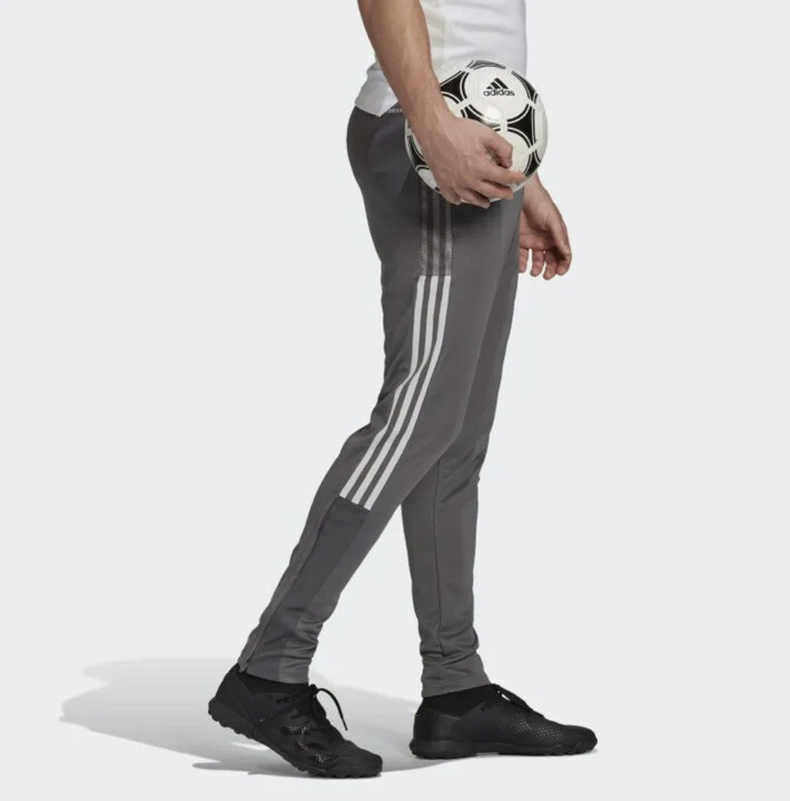 Men's Adidas Tiro21 Track Pants Football Regular Fit -team Grey 4 ...
