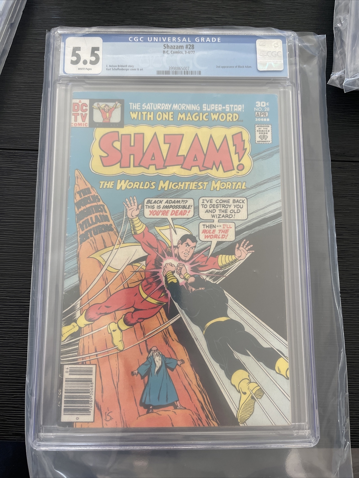 Shazam #28 (1977) - 2nd Black Adam! 1st Since the Golden Age - CGC 5.5 ...