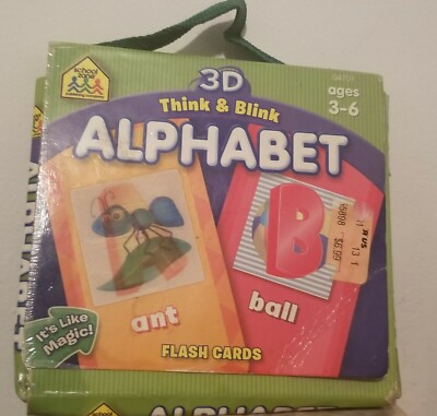 3D Think And Blink Alphabet | eBay