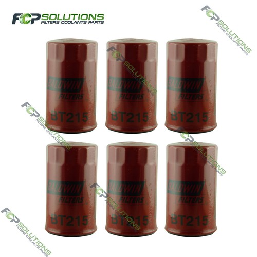 6 x BT215 Baldwin Hydraulic Filter - Xref W723/3, CR307, OF23, Z10 ...