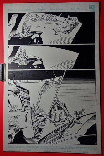 ZEN INTERGALACTIC NINJA NIRA X PG. 6 MID-90'S ORIGINAL COMIC ART BY ...