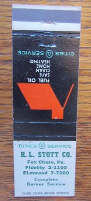 CITIES SERVICE GAS STATION: R.L. SCOTT (FOX CHASE, PENNSYLVANIA) -L5 ...