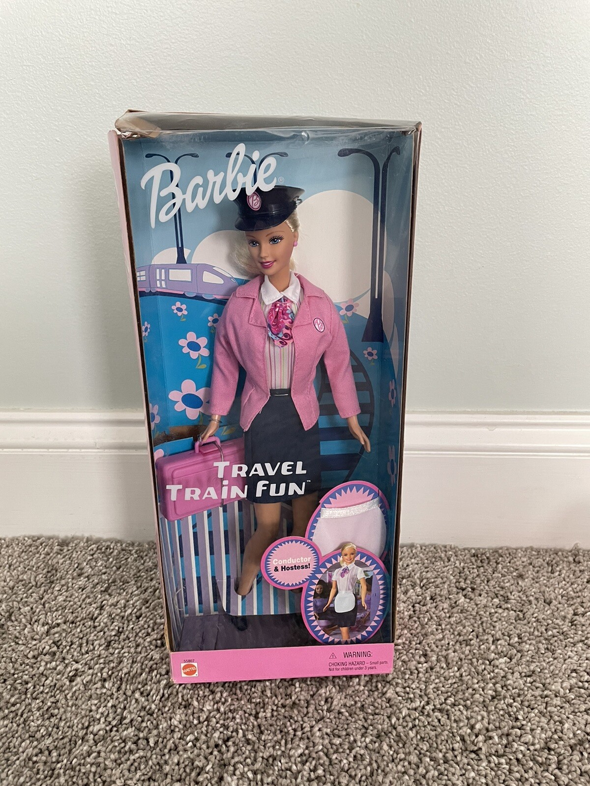 *New In Box* Travel Train Fun Barbie Doll 2001 Mattel #55807 NRFB | eBay