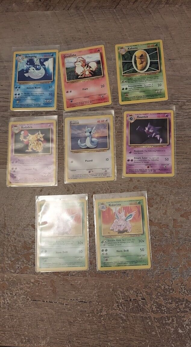 1999 TCG Pokemon (22 Card Lot) Base Set Uncommon Lot NM | eBay