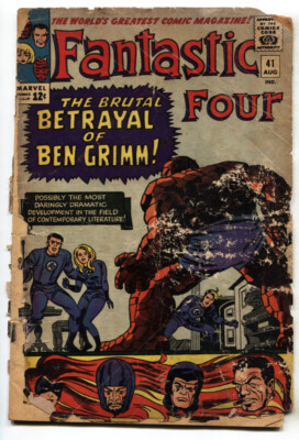 FANTASTIC FOUR #41--comic book--1965-marvel-JACK KIRBY--poor | eBay
