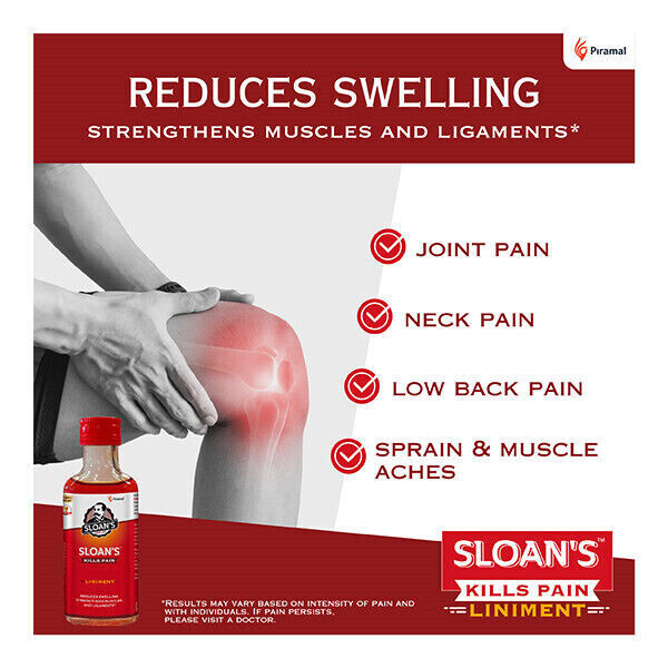 Sloan's Liniment Pain Killer (71ml) For Swelling Pain , Muscle Pain ...