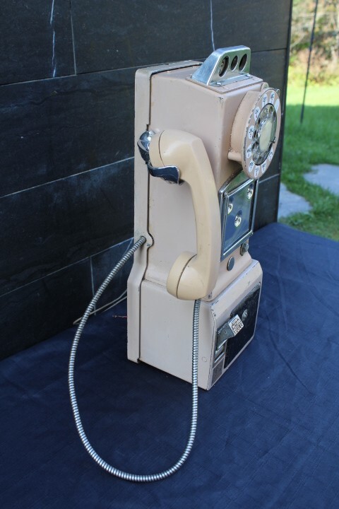 Antique Rotary Dial Payphone Phone Telephone Coin Operated Public Pay ...