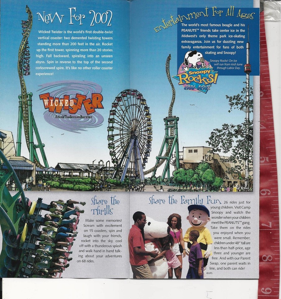 Vintage 2002 Cedar Point amusement Park Guide brochure Ohio | eBay