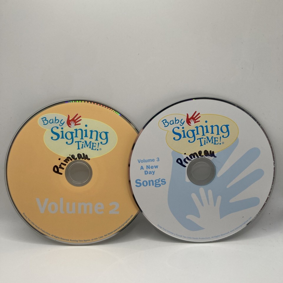 Baby Signing Time! Vol 2 & Vol 3 - BUY 3 GET 1 FREE on all DVDs ...