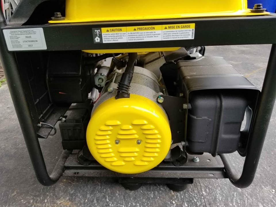 Champion Portable Generator Gas and Propane Powered Dual-Fuel | eBay