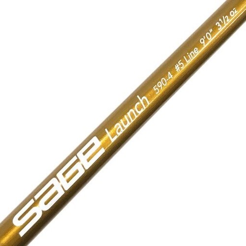 Sage Fly Rod Launch 590-4 #5 Line 9.0 3 1/2oz Fishing Rod | eBay