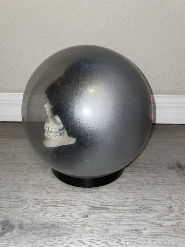 Gemmy Animated Small Skull Reaper Spirit Ball Globe Halloween ...