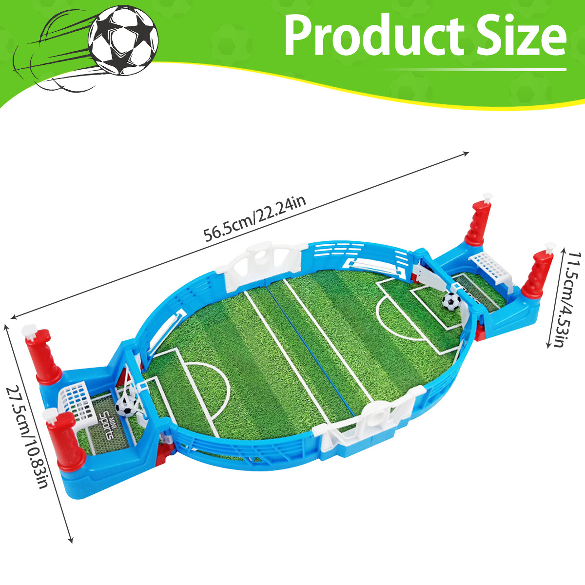 Mini Foosball Games Tabletop Football Game Set for Kids 2-Player | eBay