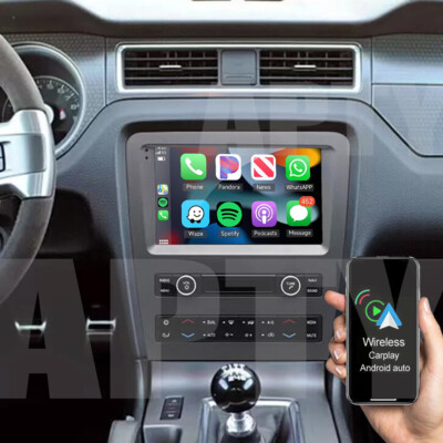 For 2010-2014 Ford Mustang Android 13 Navi CarPlay Car Stereo Radio GPS ...